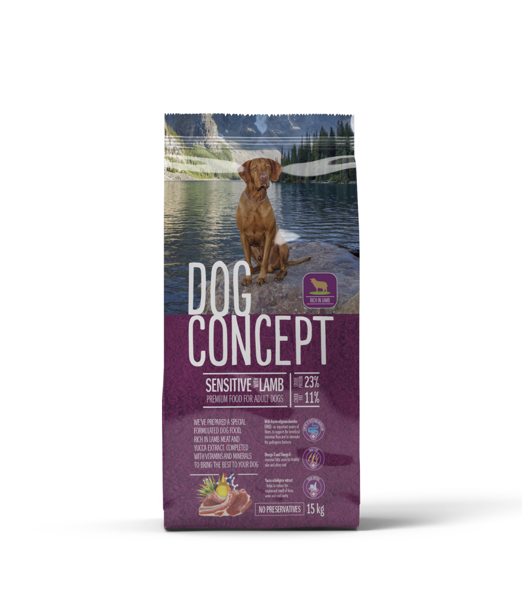Dog Concept Adult Sensitive 15 kg F - Petshop Online Zoomania