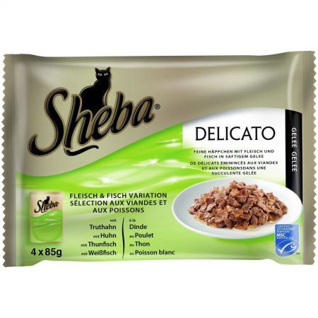 Sheba Plic Delicato Mixed 4 X 85 g - Petshop Online Zoomania